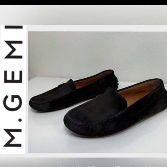 M. Gemi | Shoes | M Gemi Black The Felize Italian Loafers Size 395 ...